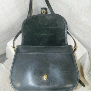 COACH 'saddlery' Bag Style 9535 Brass Black NYC Very Good Vintage ...