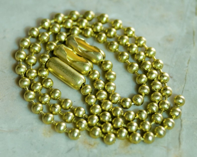 COACH Replacement Solid Brass Hangtag Ball Chains 3 - Etsy