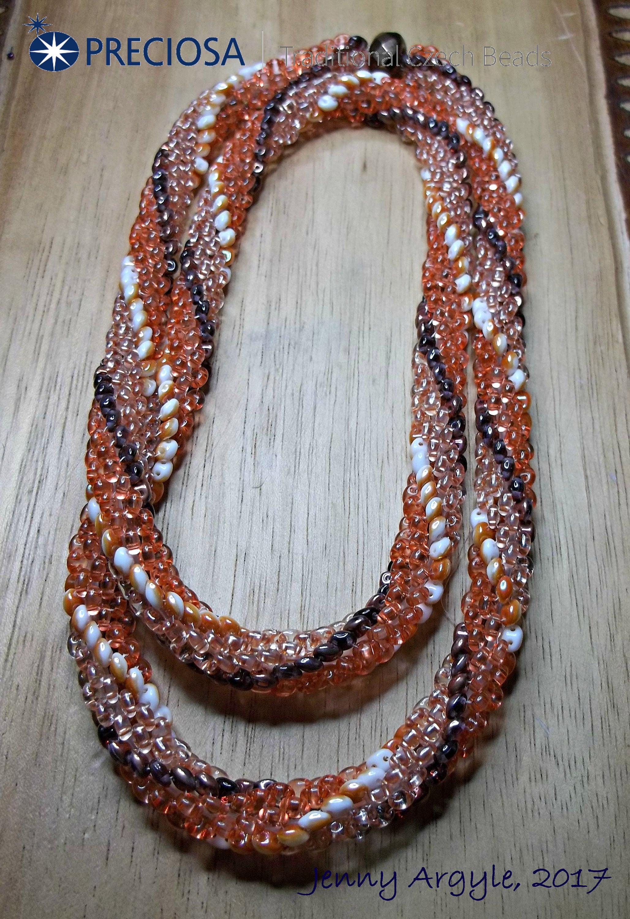 TUTORIAL Twin Spiral Peyote Stitch Rope - Etsy UK