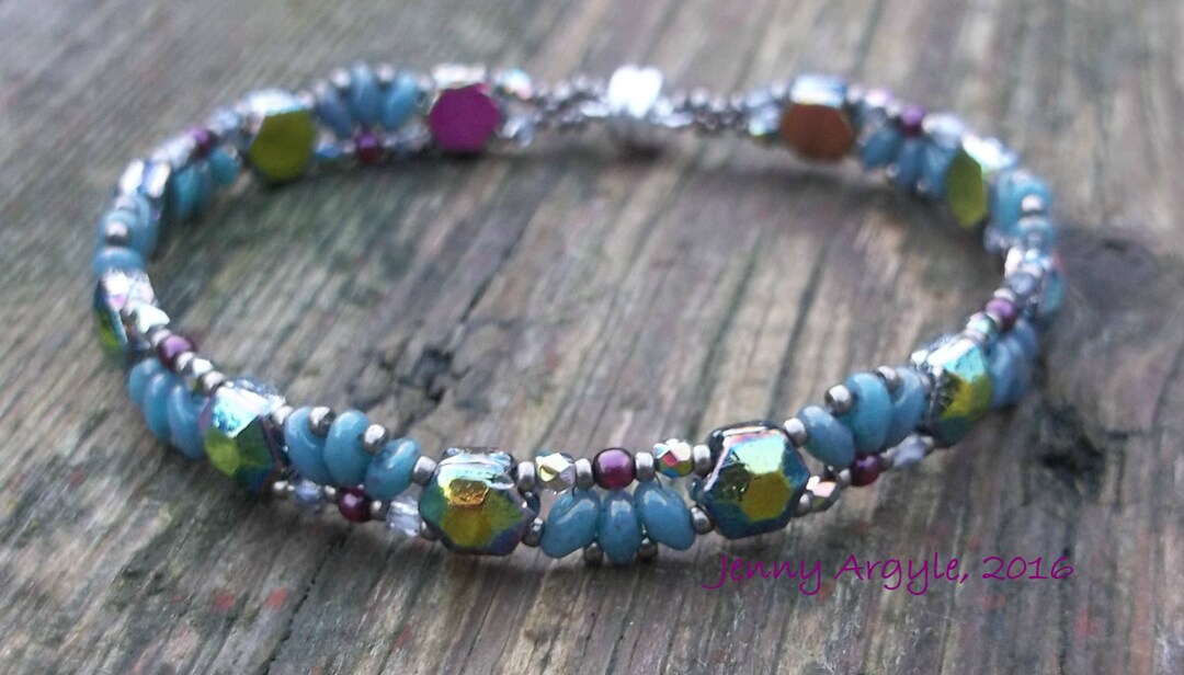 TUTORIAL Honeycomb Fan Bracelet - Etsy