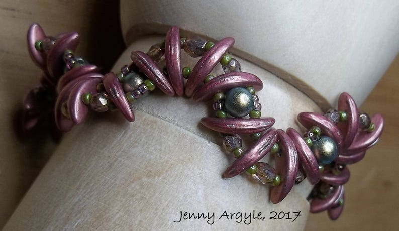 TUTORIAL Crescendo Fan Bracelet - Etsy