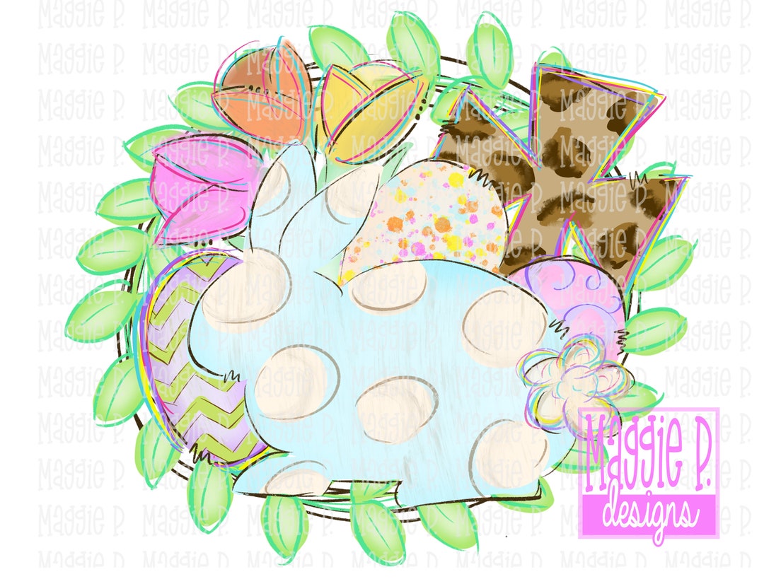 Easter Bunny PNG Watercolor Sublimation Clipart - Etsy