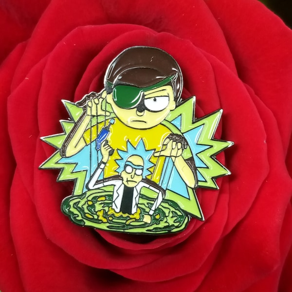 Rick and Morty Pin - Etsy