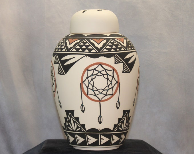 Native American Adult Cremation Urn for Ashes With Dream Catcher ...
