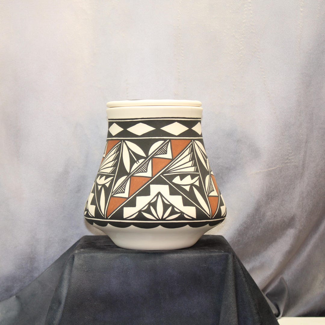 Native American Adult Cremation Urn for Human Ashes, Art Pottery ...