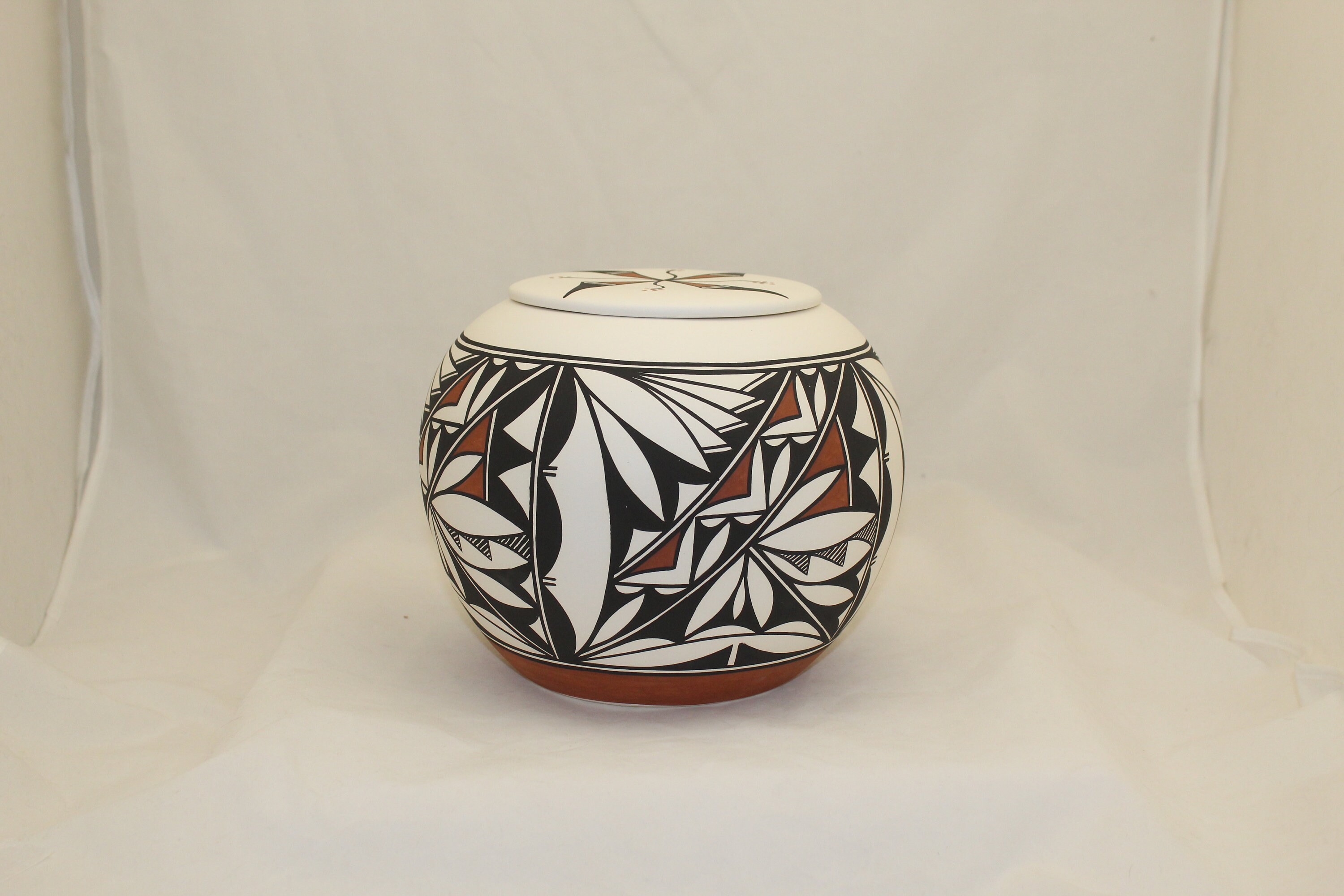 Native American Urn Ceramic Jar with Lid Adult Cremation Adult ...