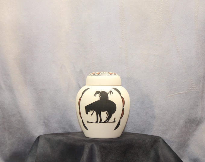 End of the Trail Native American Adult Cremation Urn for Human Ashes ...