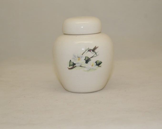 Magnolia With Hummingbird Cremation Urn, Baby or Infant Urn, Small Cat ...