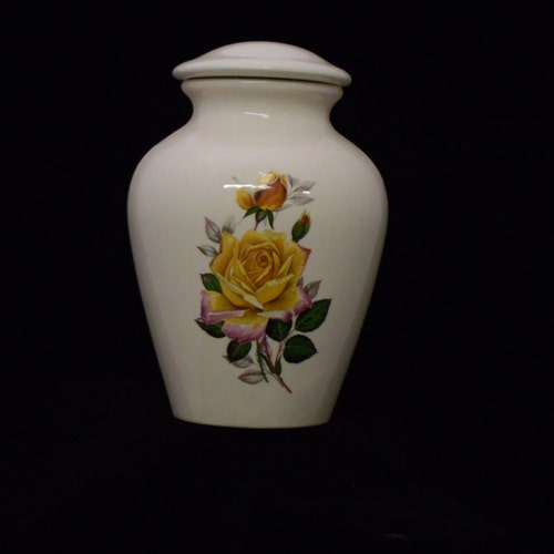 Adult Cremation Urn With Pink Roses Urns for Human Ashes - Etsy