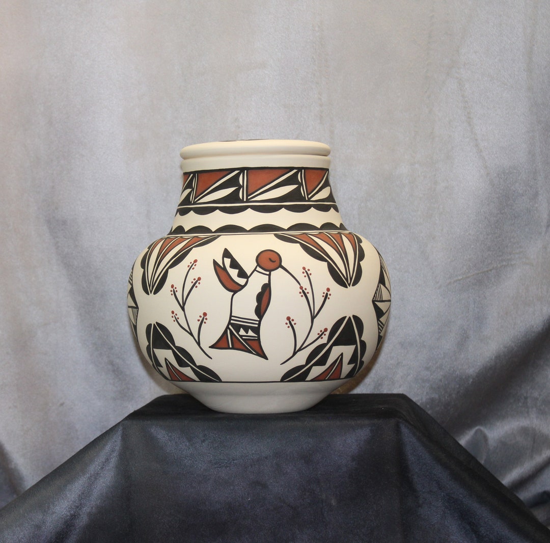 Native American Hummingbird Adult Cremation Urn for Human Ashes, Hand ...