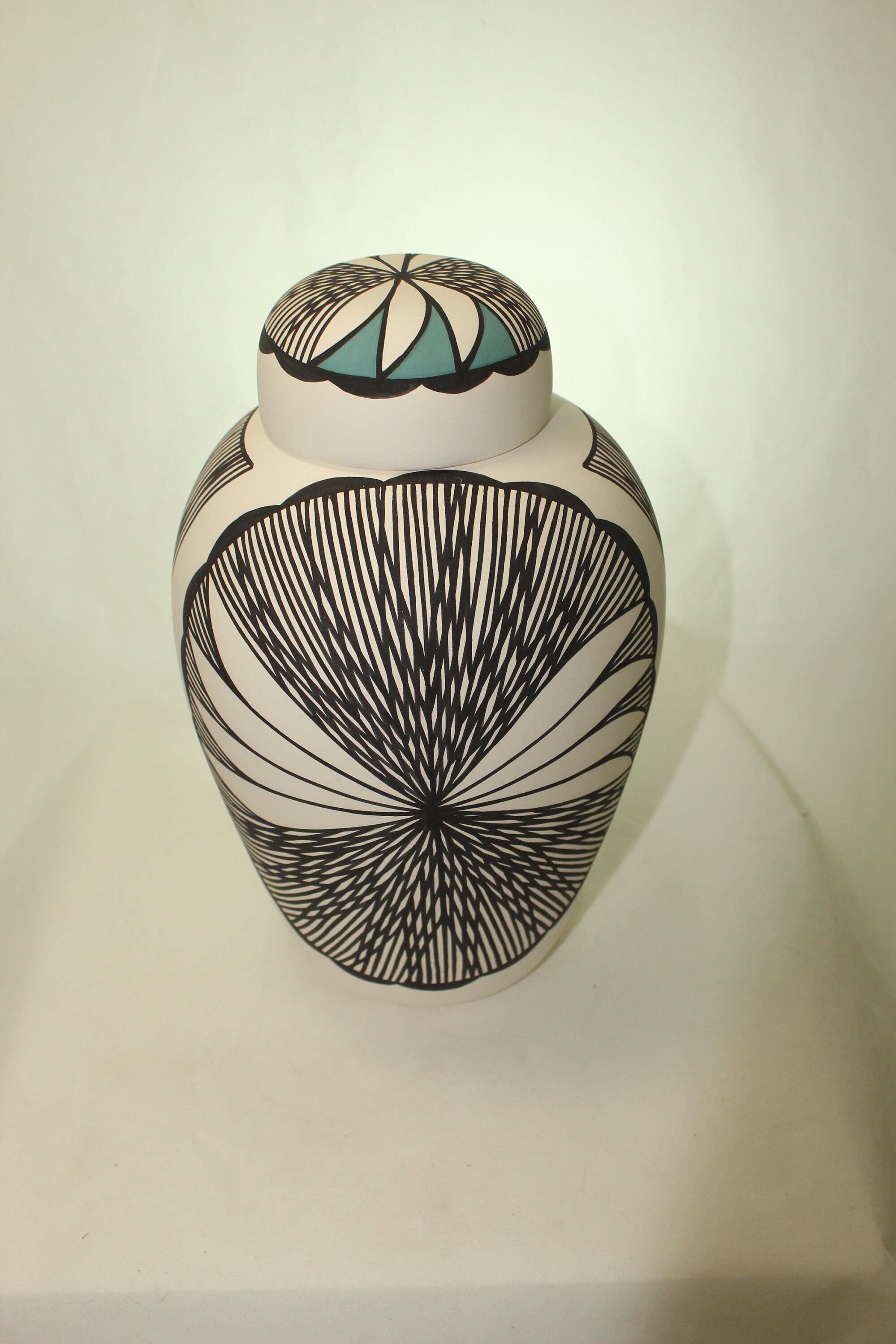 Reserved for Marco, Native American Urn Ceramic Jar with Lid, Adult ...