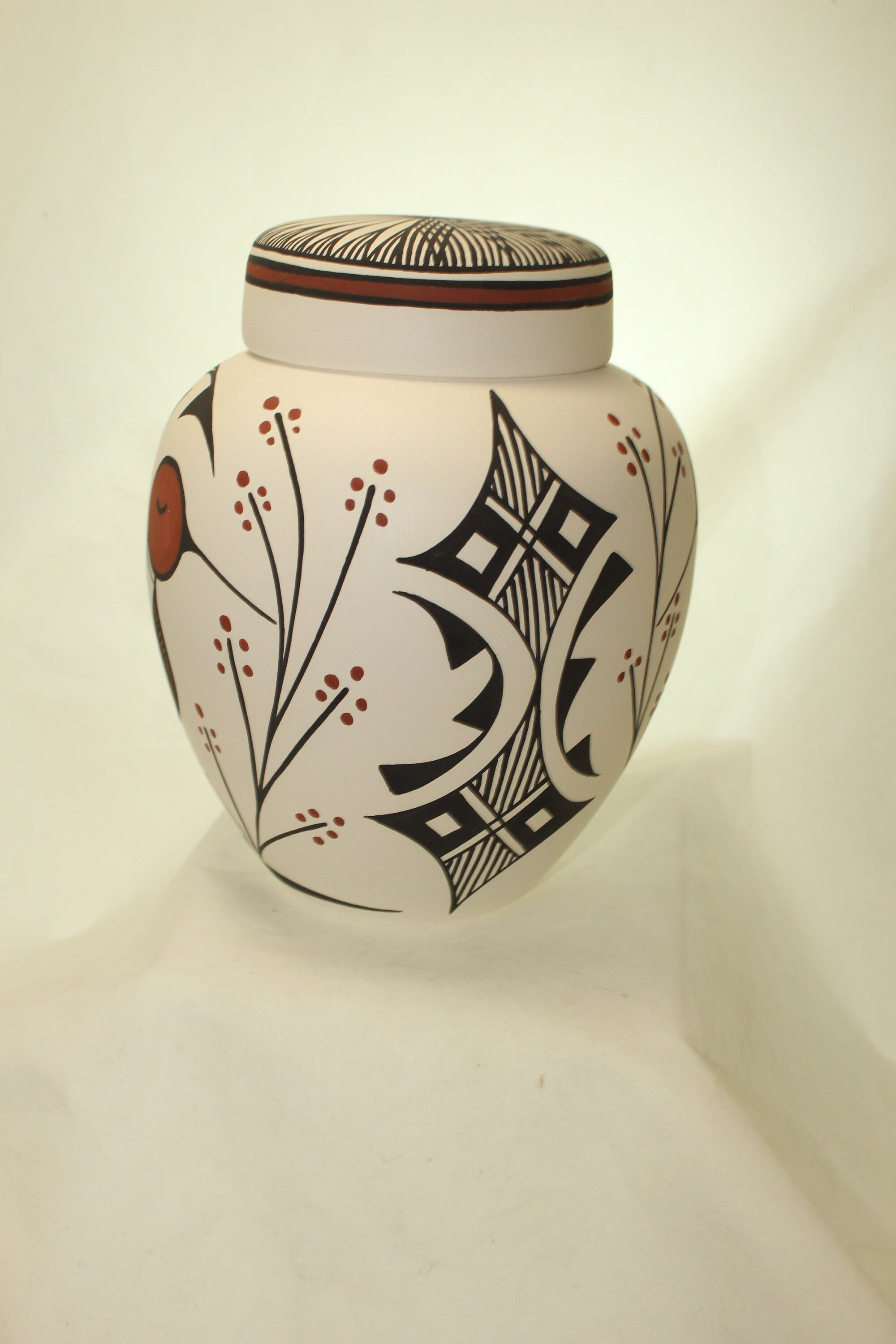 Native American Hand Painted Adult Cremation Urn Hummingbird Design ...