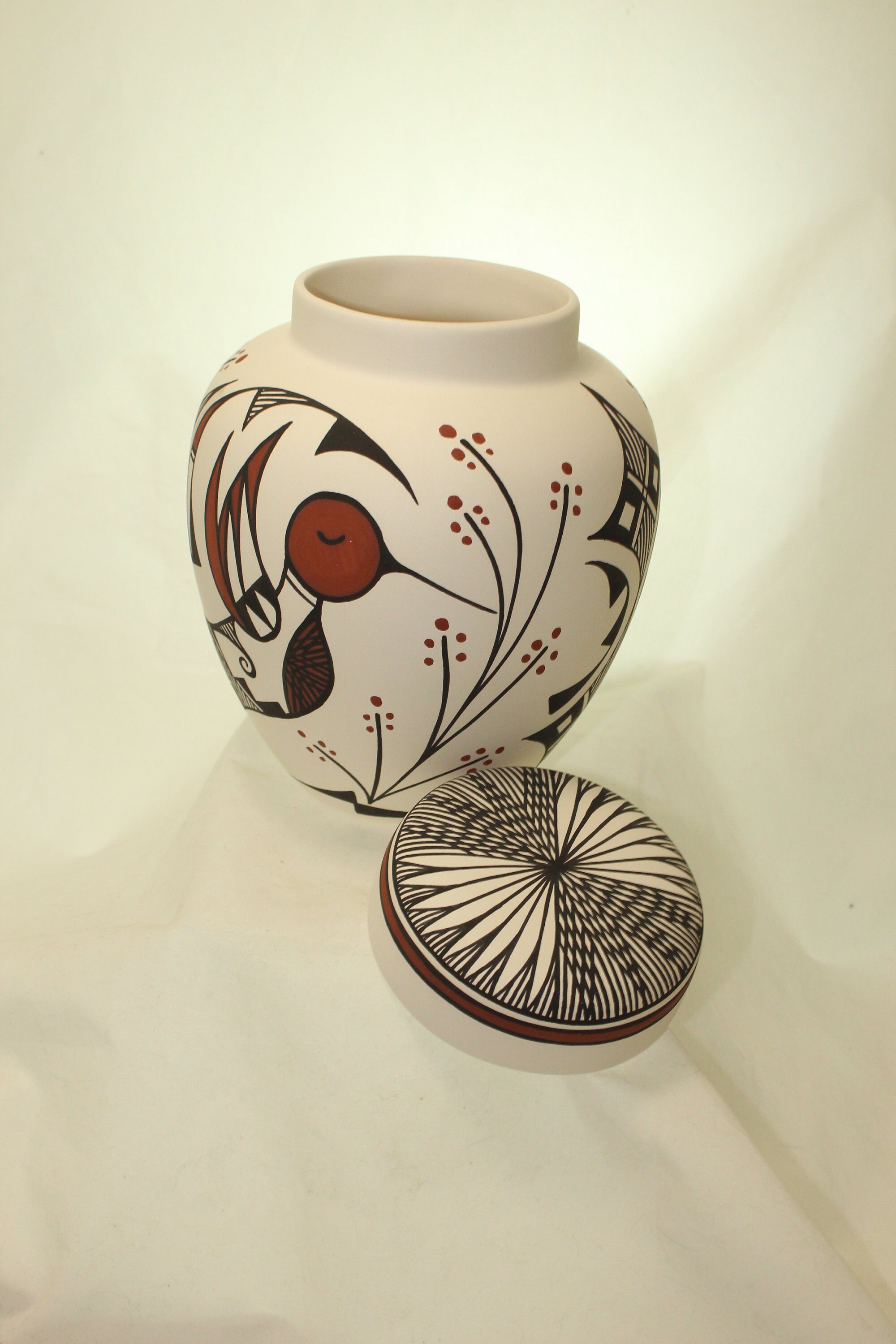 Native American Hand Painted Adult Cremation Urn Hummingbird Design ...