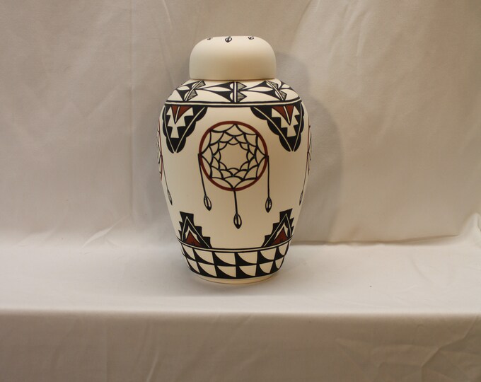 Native American Adult Cremation Urn for Ashes With Dream Catcher ...