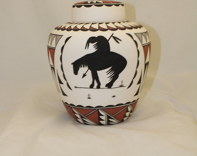 End of the Trail Native American Extra-large Urn for Human Ashes, Jar ...