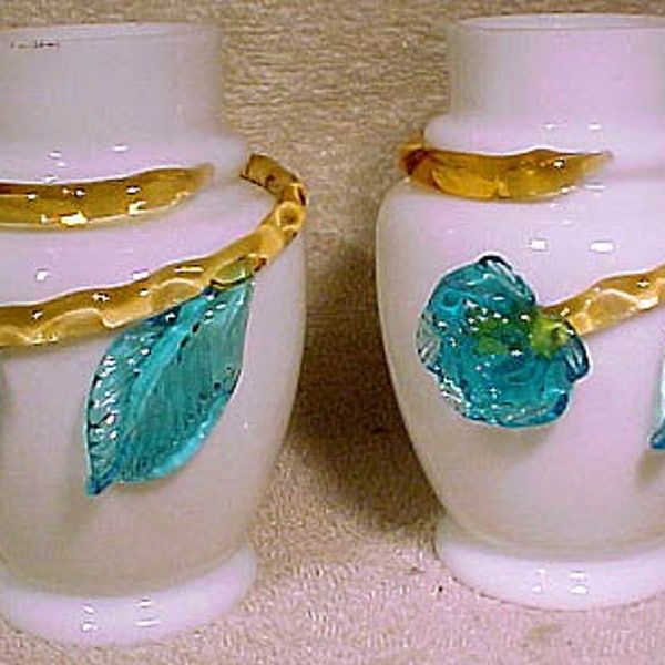 Victorian Mantle Vases - Etsy