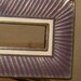 Clement Berg Norway Sterling Silver Purple White Enamel Rectangle ...