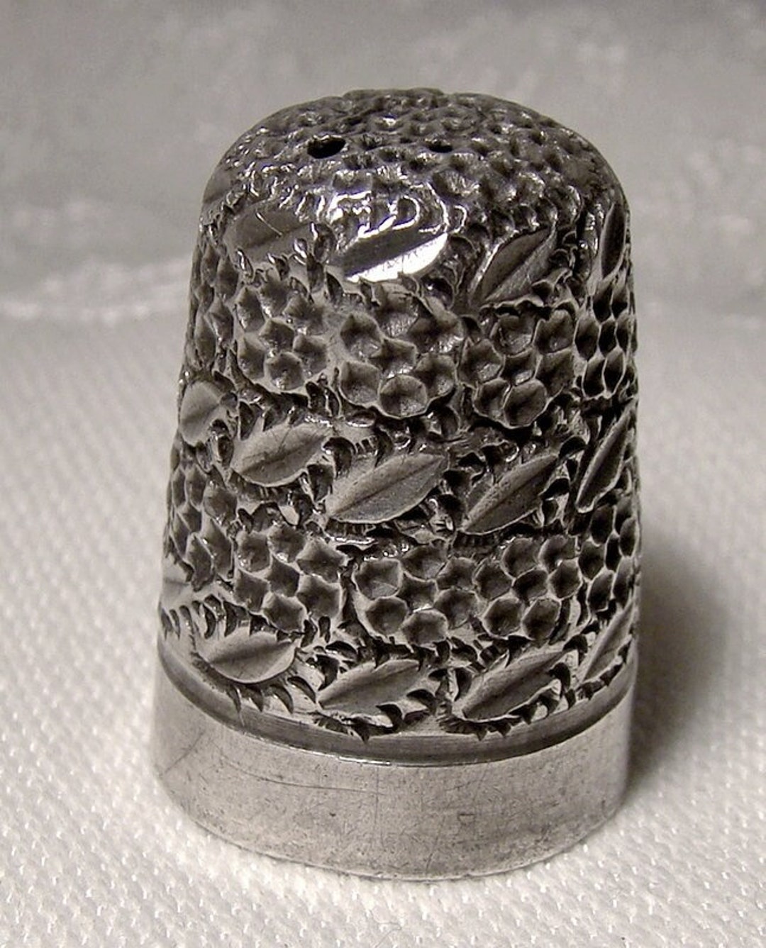 Ornate English Sterling Silver Sewing Thimble 1897 - Etsy