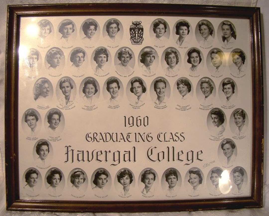 Havergal College Toronto 1960 Graduation Class Picture - Etsy Canada