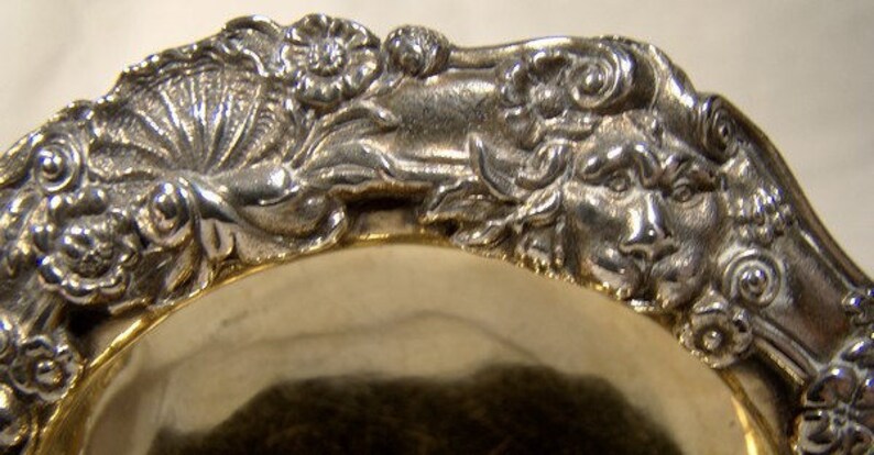 Georgian Sterling Silver Large Master Open Salt Dish London 1817 ...