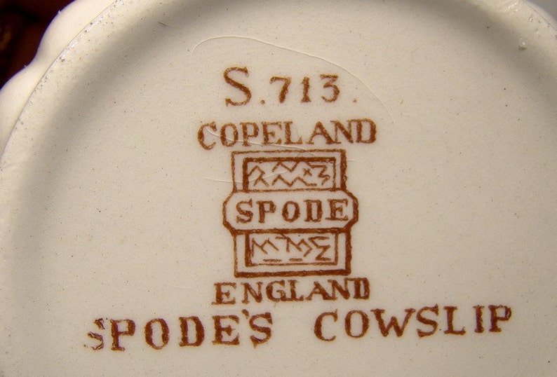 Copeland Spode Spode's Cowslip S713 Tea Cup and Saucer | Etsy Canada