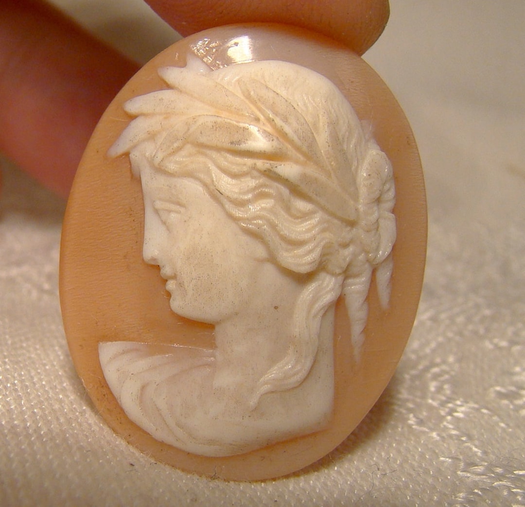 Victorian 19thc Ceres or Demeter Unset Carved Shell Cameo - Etsy
