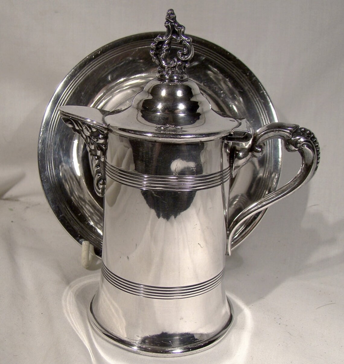 Benedict Proctor Silver Plated Syrup Pitcher or Jug With Underplate ...