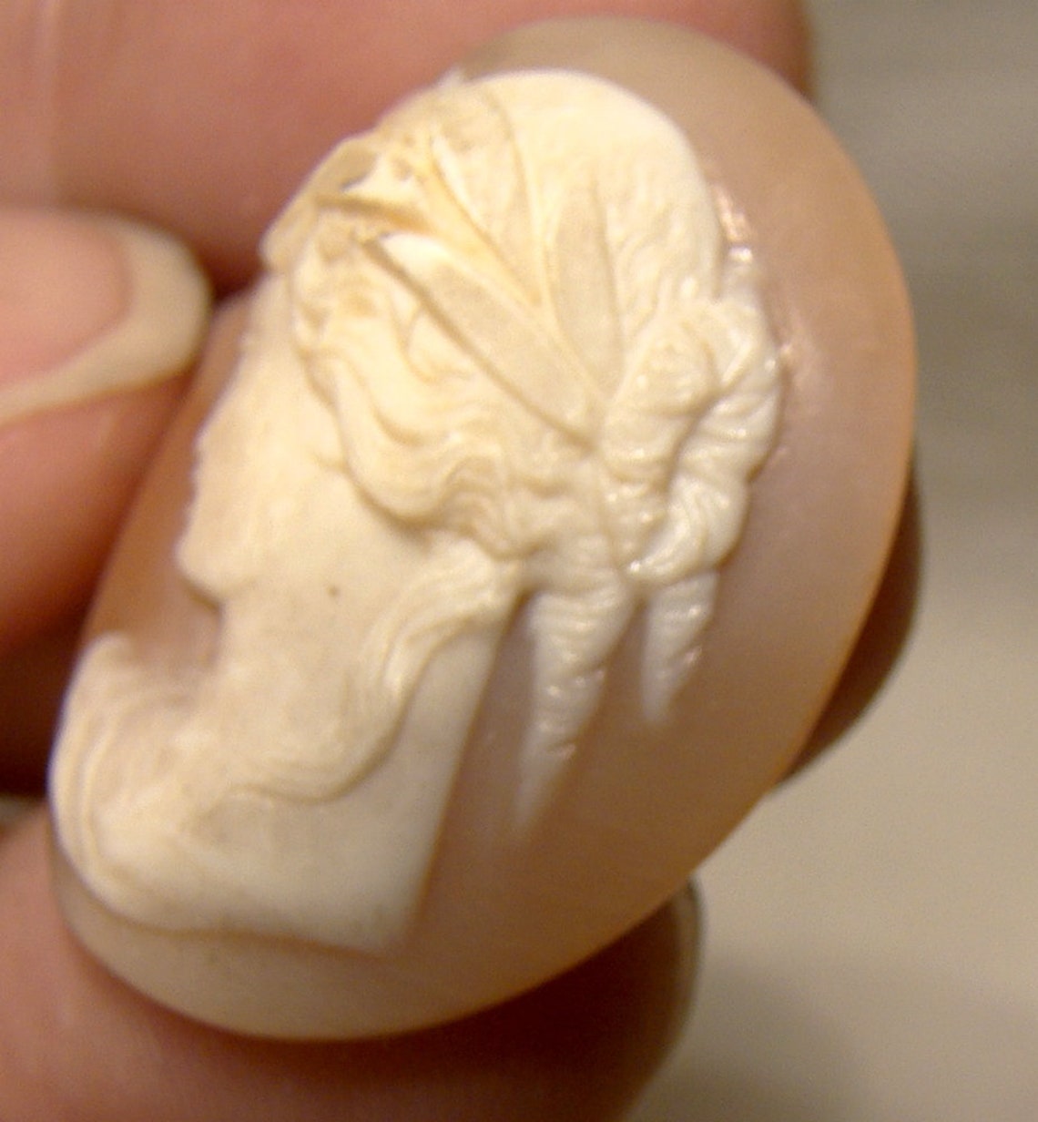 Victorian 19thc Ceres or Demeter Unset Carved Shell Cameo - Etsy