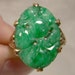 10K Birks Carved Green Jade Ring 1920s Size 5-1/4 Jadeite - Etsy Canada