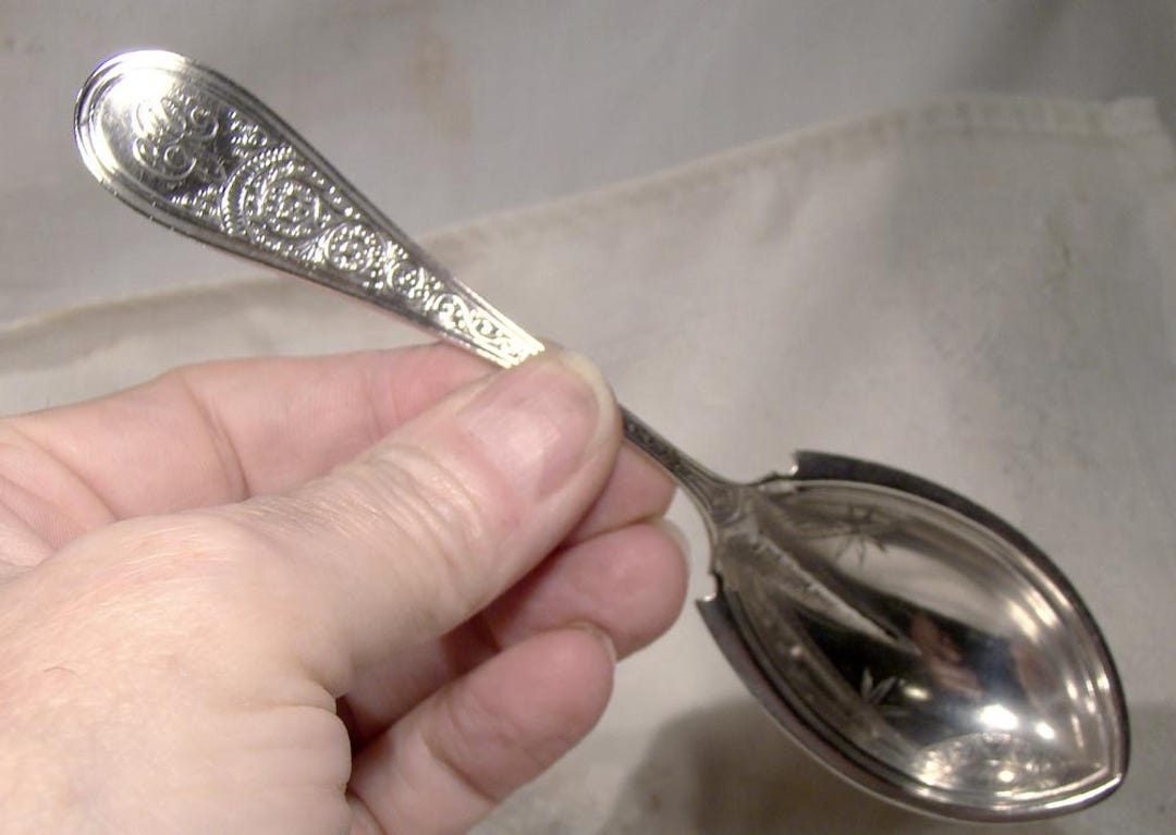 Victorian Aesthetic Sterling Silver Honey Serving Spoon 1865 1880s - Etsy