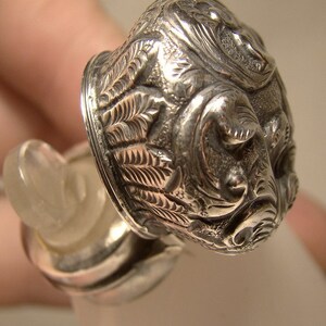 Victorian White Opaline Glass Perfume Sal Volatile Smelling Salts ...