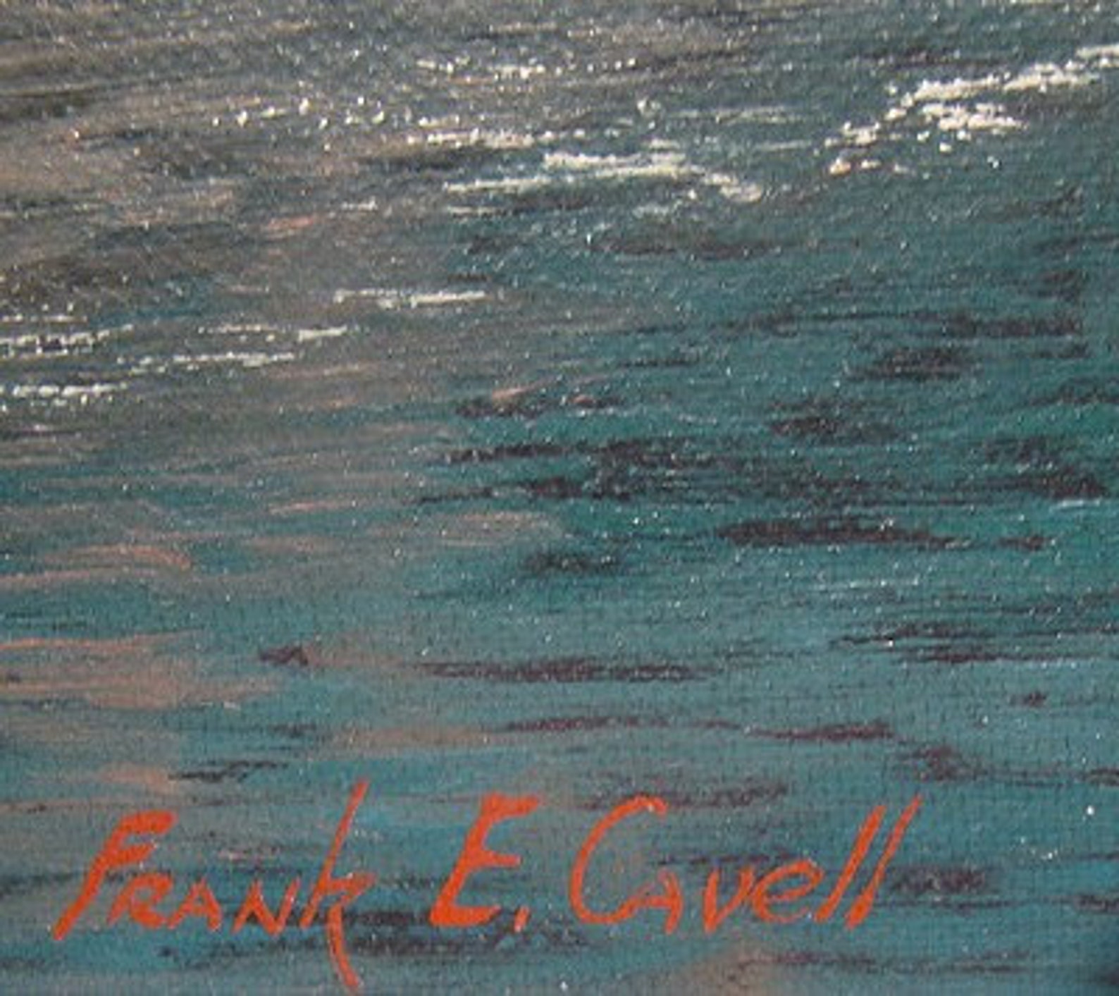 Frank E Cavell (canada 1909-80) Landscape Oil on Board Painting 1950s ...