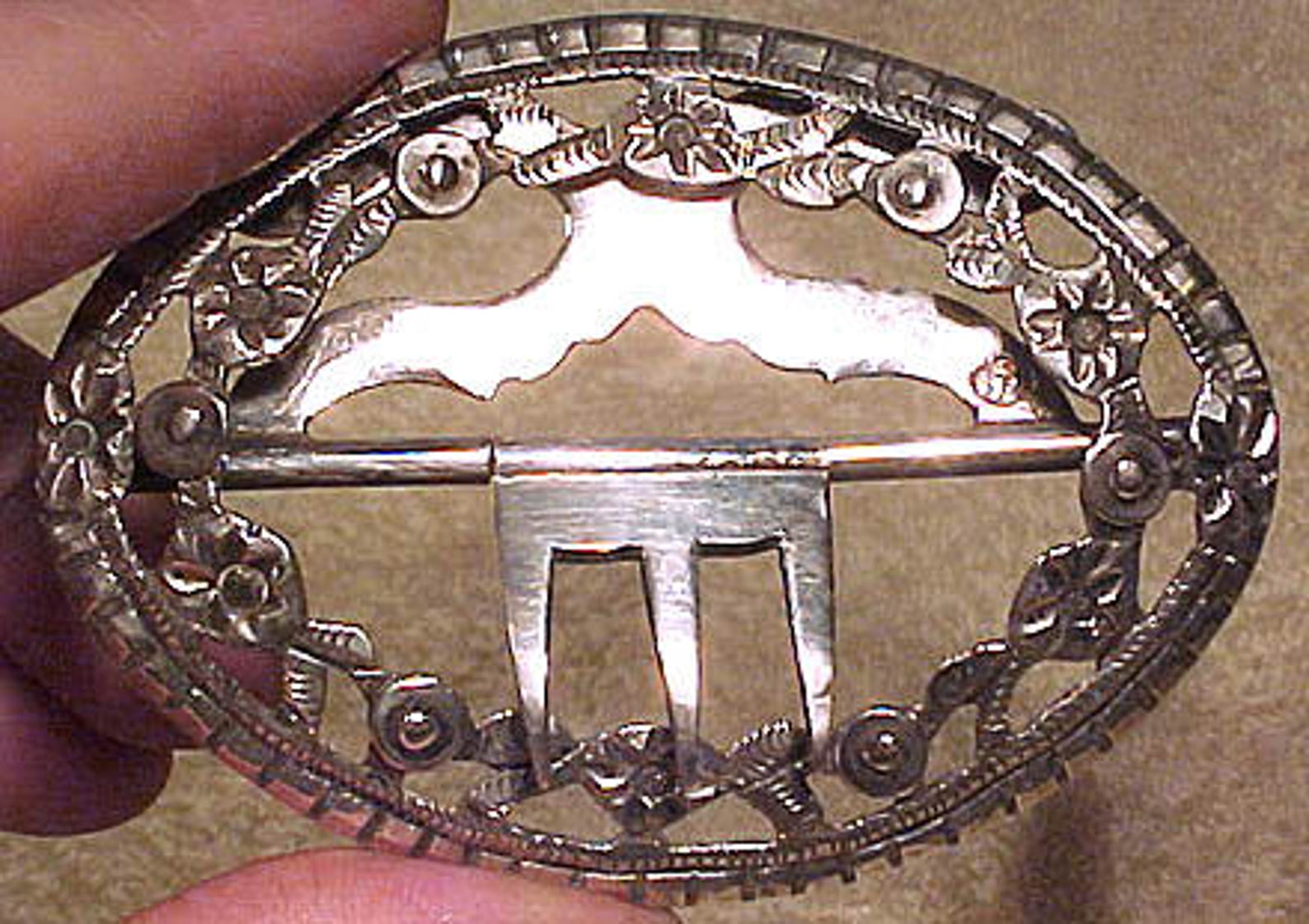 19thc Dutch Sterling Silver Belt Buckle 1864 - Etsy