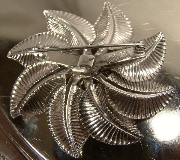 Bond Boyd Sterling Silver Pinwheel Flower Pin Brooch C1950s | Etsy Canada