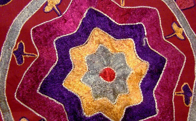 Pashtun Afghanistan Hand Embroidered Beaded Cotton Tablecloth - Etsy Canada