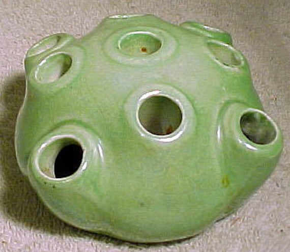 Grimwades Royal Winton Tuba Green Lustre Flower Arranger Frog - Etsy ...