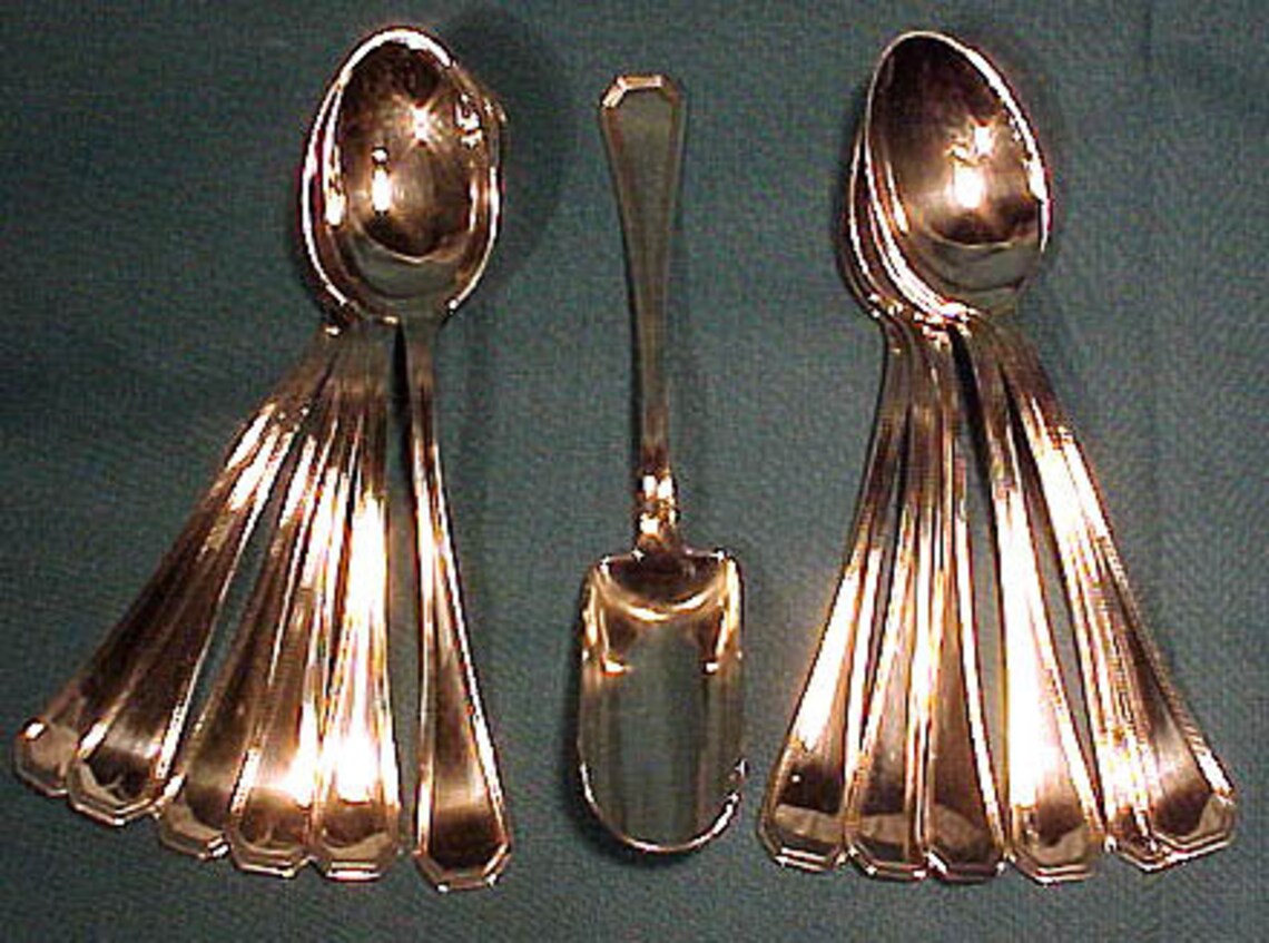 12 Greggio Rino Italy 800 Silver Demitasse Spoons and Sugar - Etsy Canada