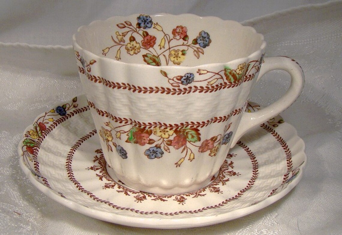 Copeland Spode Spode's Cowslip S713 Tea Cup and Saucer - Etsy
