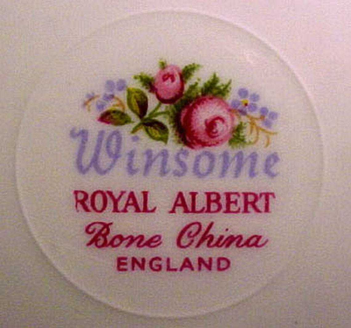 Royal Albert Winsome China 5 Piece Place Setting 1970s - Etsy Canada