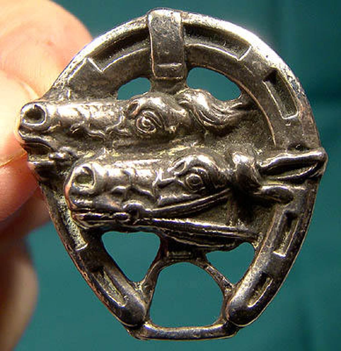 Sterling Silver Horse Race Horseshoe Brooch 1900 1910 | Etsy