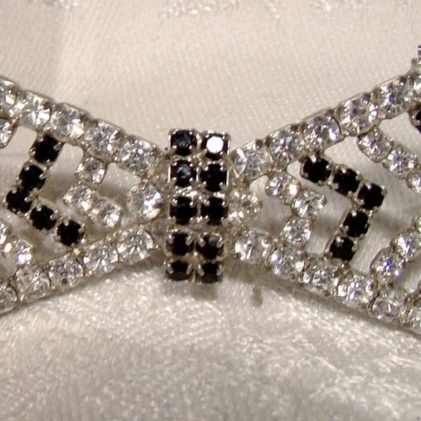 Rhinestone Bow Tie - Etsy