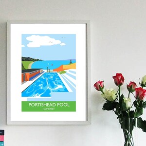 Portishead Pool Near Bristol UK Giclée Print - Etsy