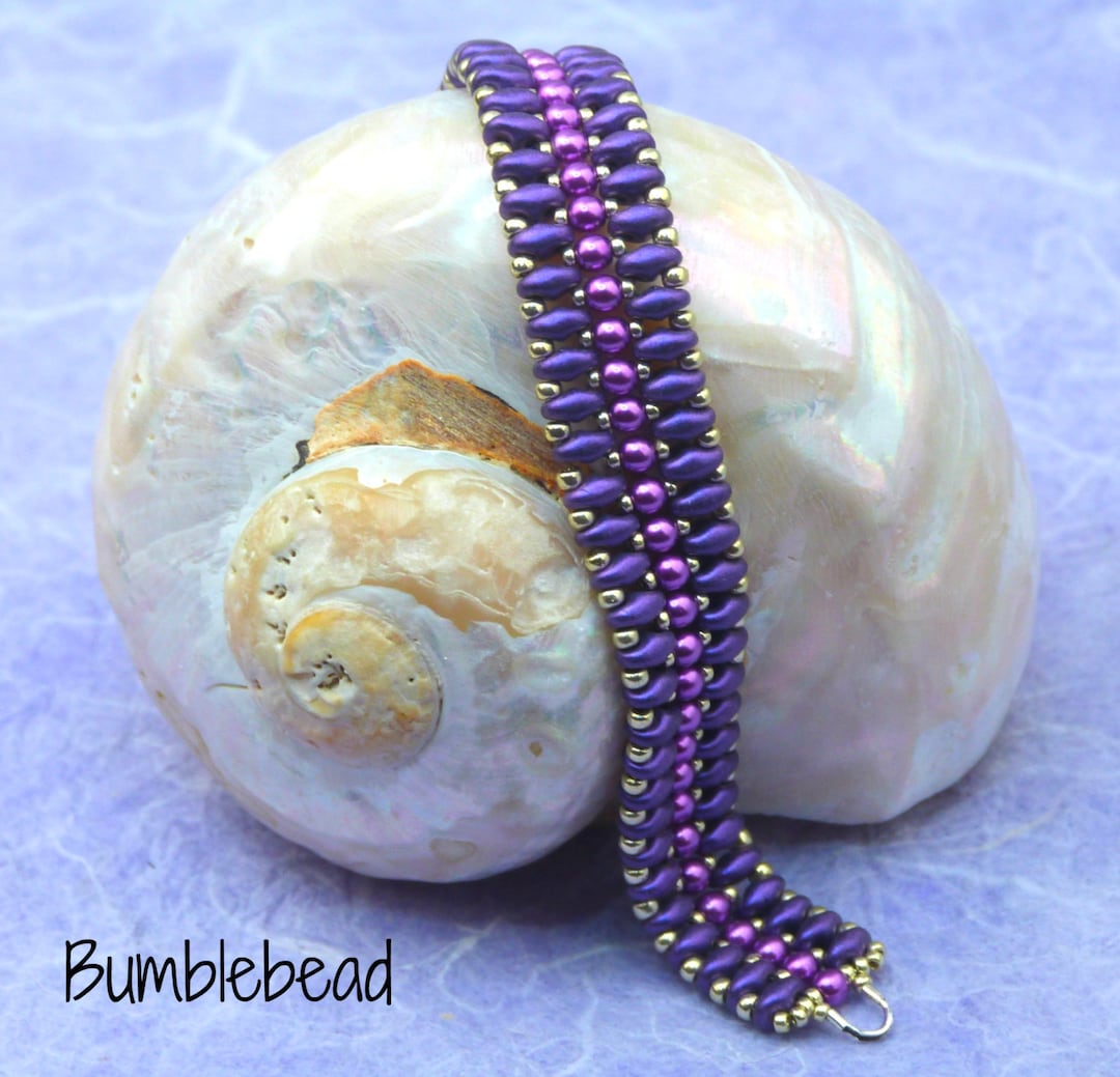Zipper Bracelet Tutorial - A Beadweaving Pattern - Etsy