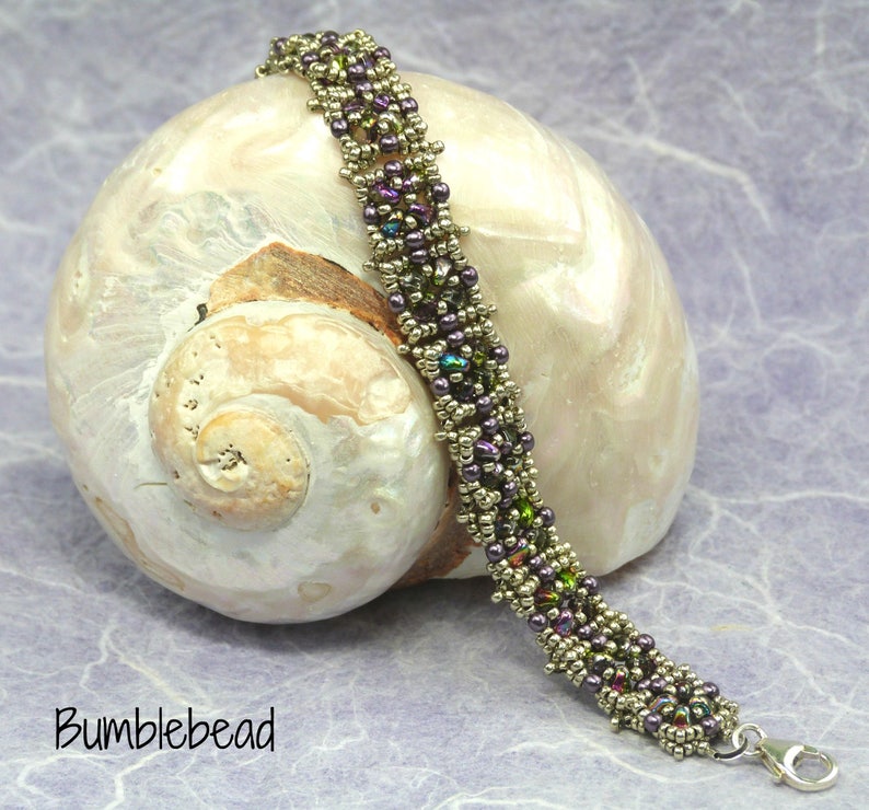 East of Venus Bracelet Tutorial A Beadweaving Pattern - Etsy Israel