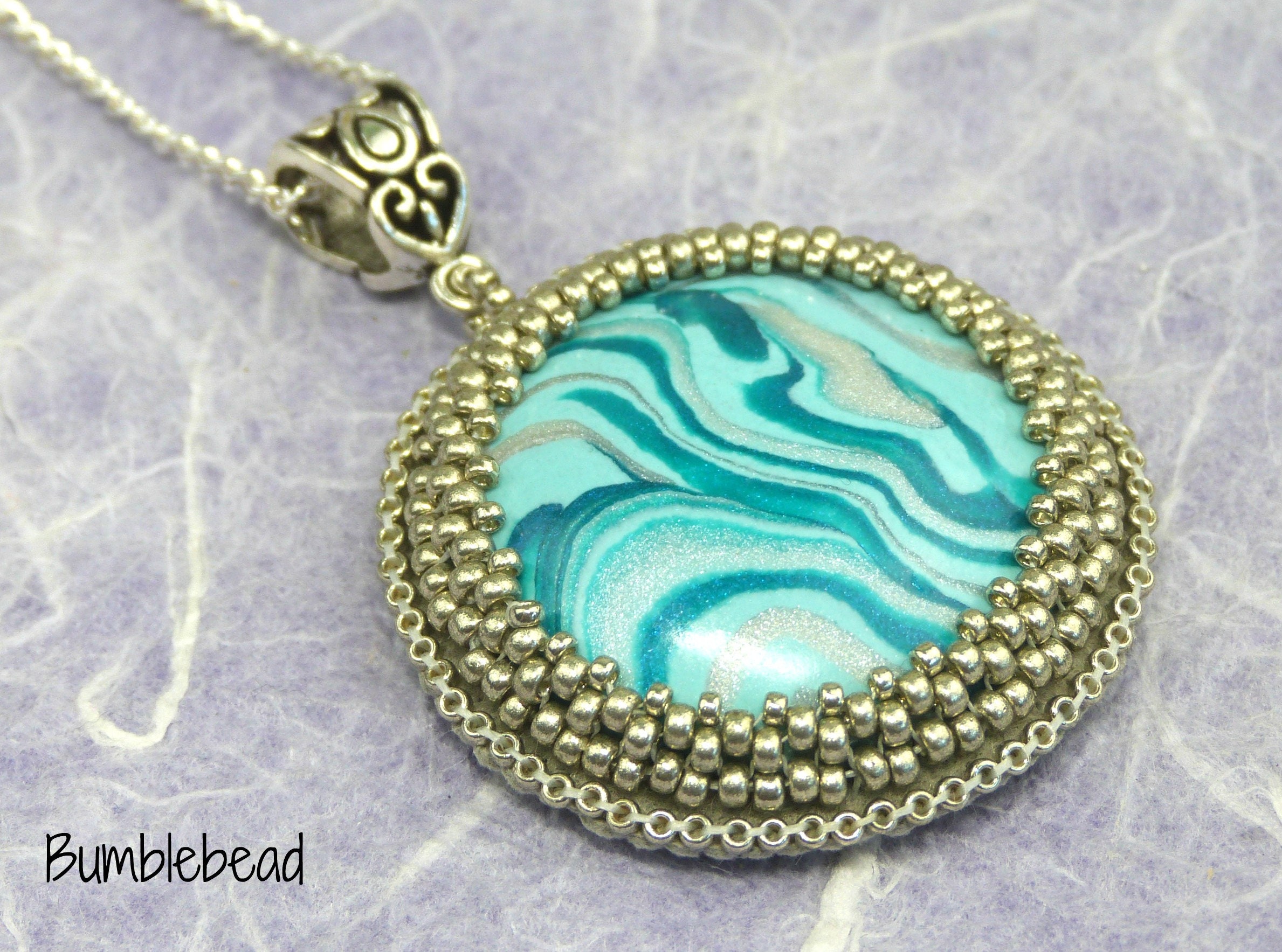 Capture A Cabochon - A Bead Embroidery & Beadweaving Tutorial - Pattern ...