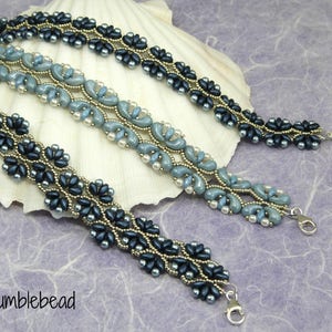 Paloma's Path Bracelet Tutorial - A Beadweaving Pattern - Zoliduos Optional - Etsy