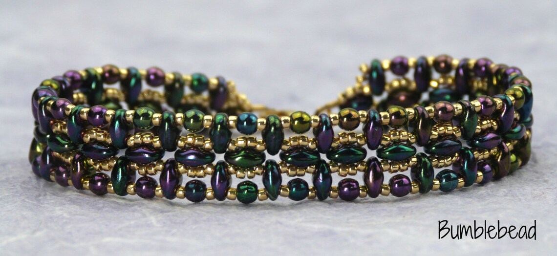 Iona Bracelet Tutorial: A Beadweaving Pattern - Etsy