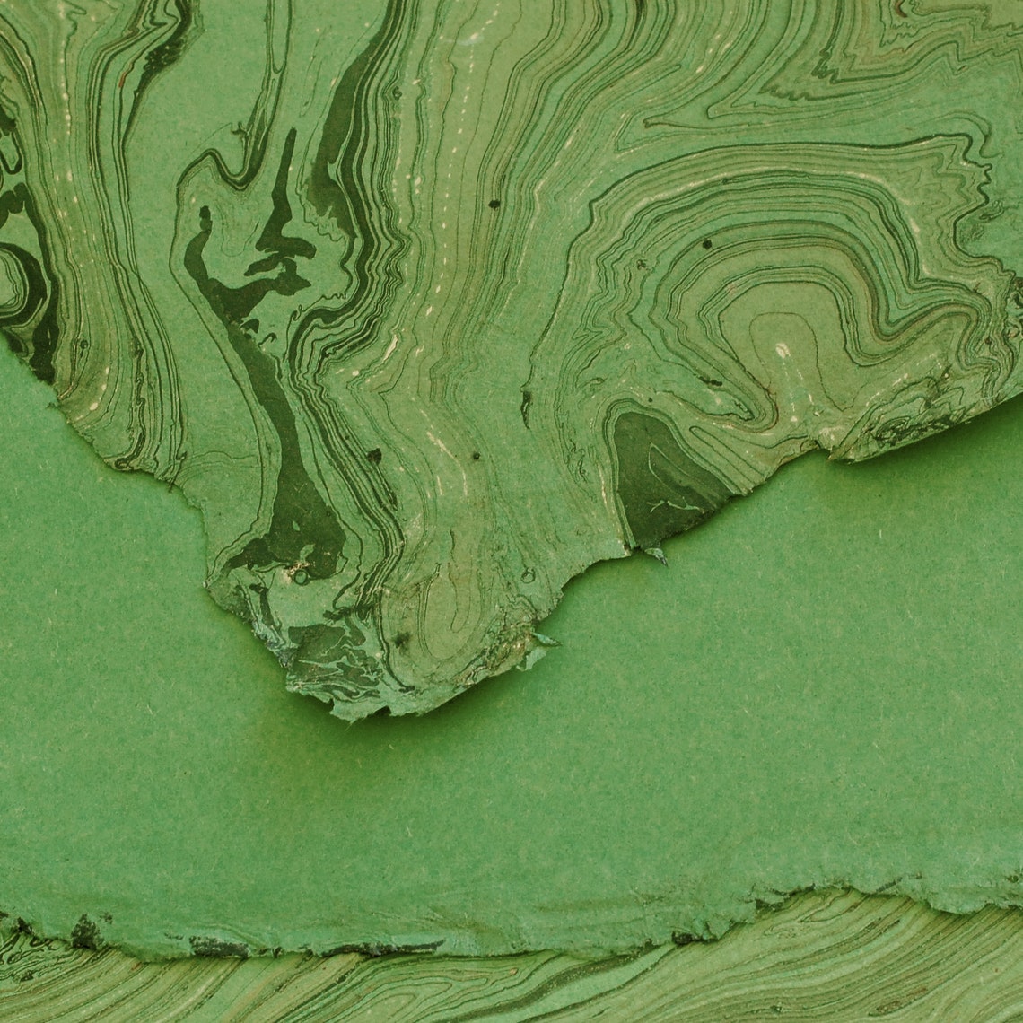 Kelly Green With Gold5 Sheets Text Weight Handmade Fair Trade | Etsy