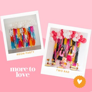 Neon Night Backdrop Gender Neutral Birthday Party Neon Prom Backdrop ...