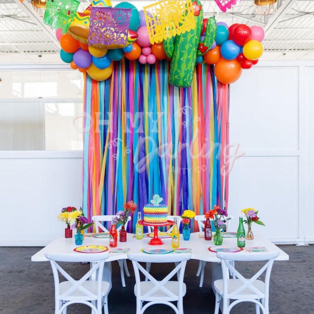 Fiesta Backdrop, Balloon Garland Kit, Bachelorette Balloon Garland ...